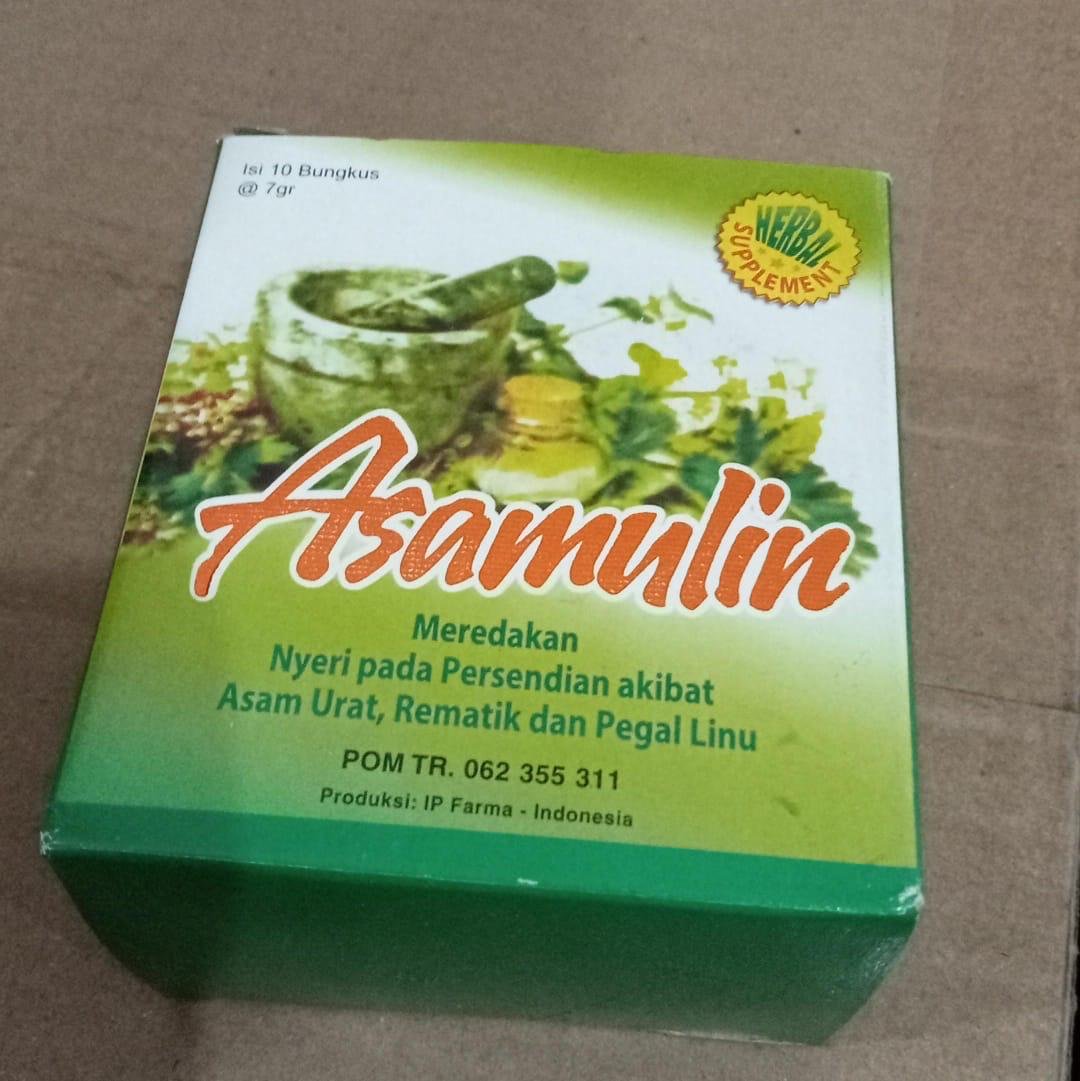 5 Boxes ASAMULIN original powder Arthritis Cholesterol Gout Muscle Uric ...