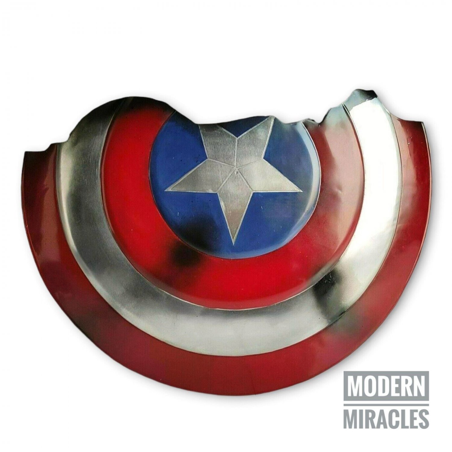 Captain America Broken Shield - Metal Prop Replica - Avengers Endgame ...