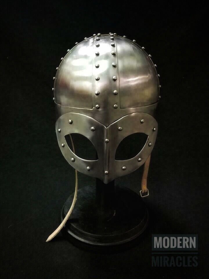 Gjermundbu Helm Riveted Full Face Fine Quality Medieval War Helmet ...