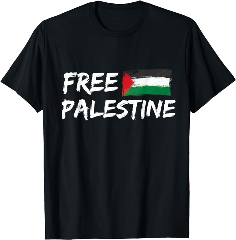 Free Palestine Arabic support Palestine and Gaza Jerusalem T-Shirt
