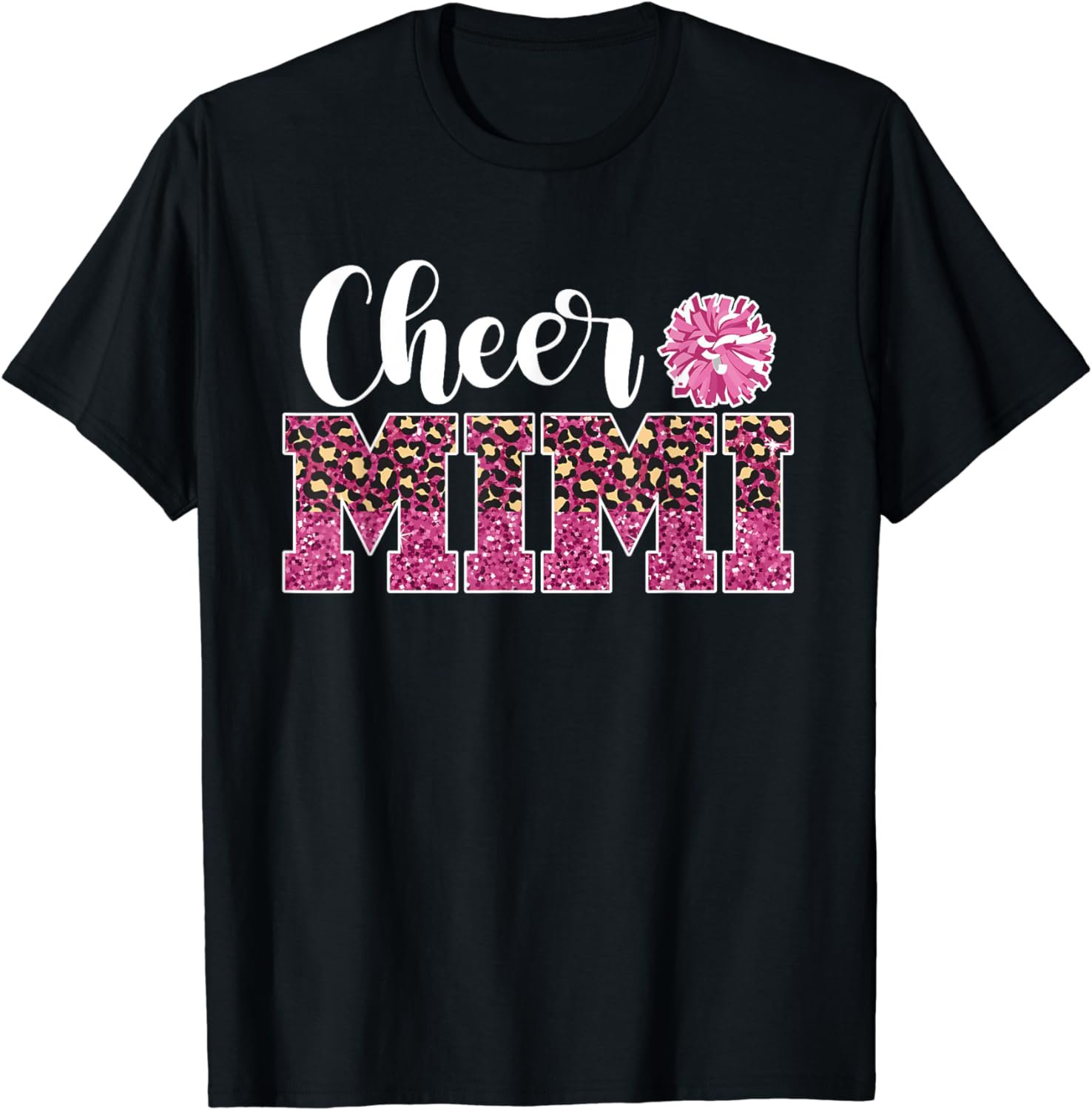 Cute Cheer Mimi Of A Cheerleader Mimi Grandma T-Shirt