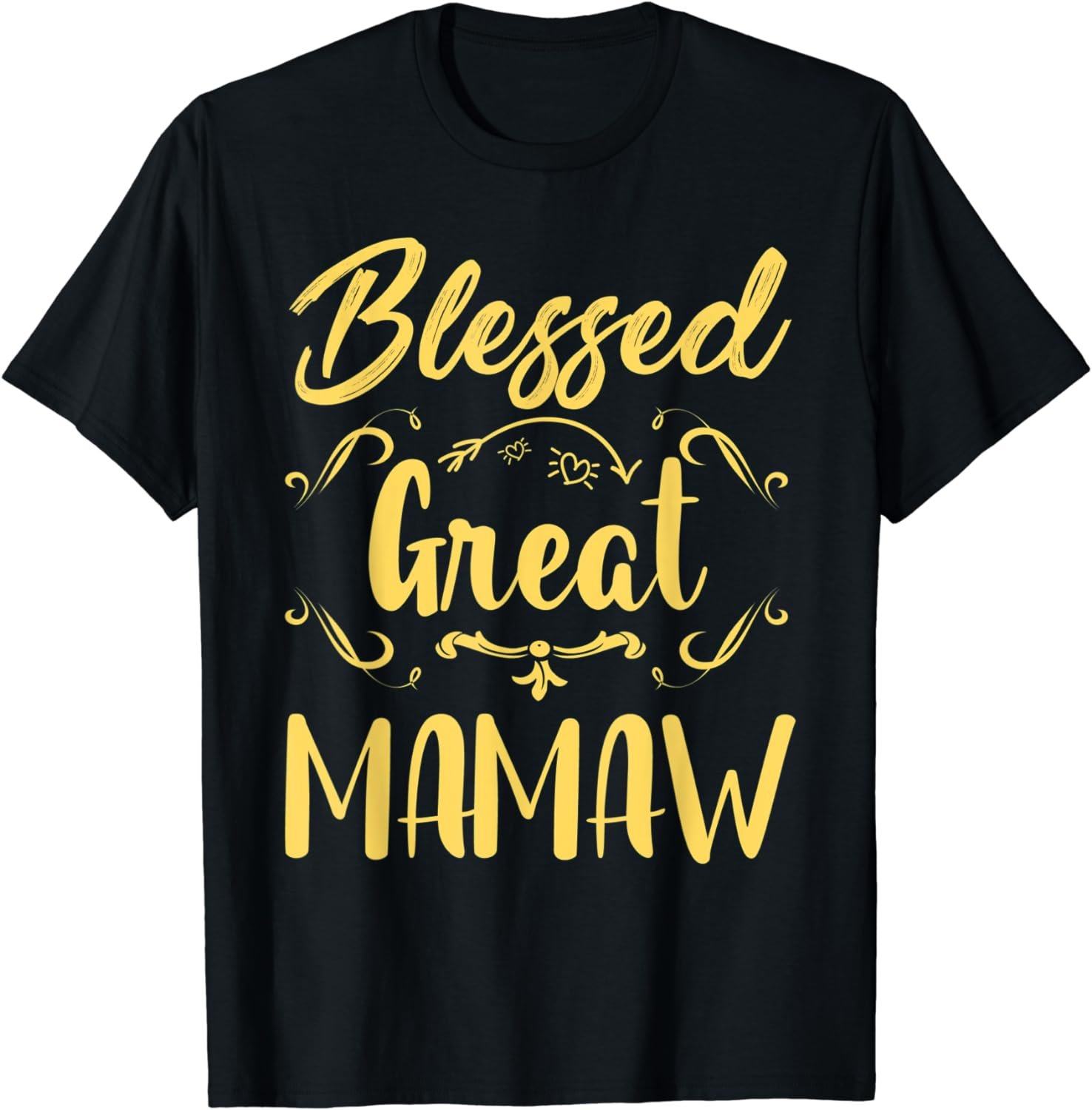 Blessed Great Mamaw Christmas Gift For Women Mother'day T-Shirt