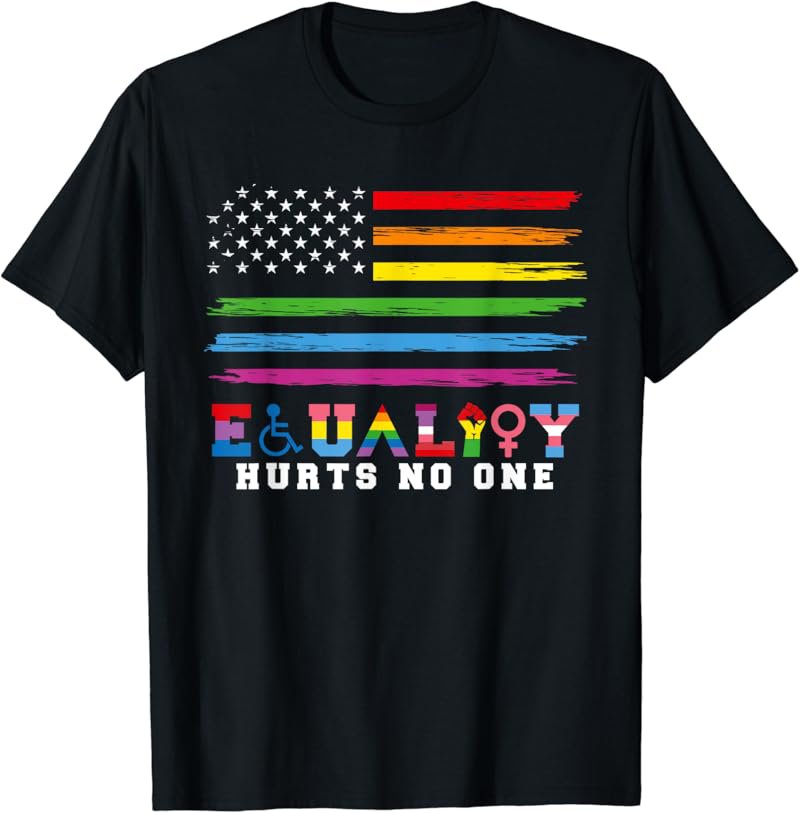 LGBT Flag Outfit For Pride Month Gay Pride Lesbian Trans T-Shirt