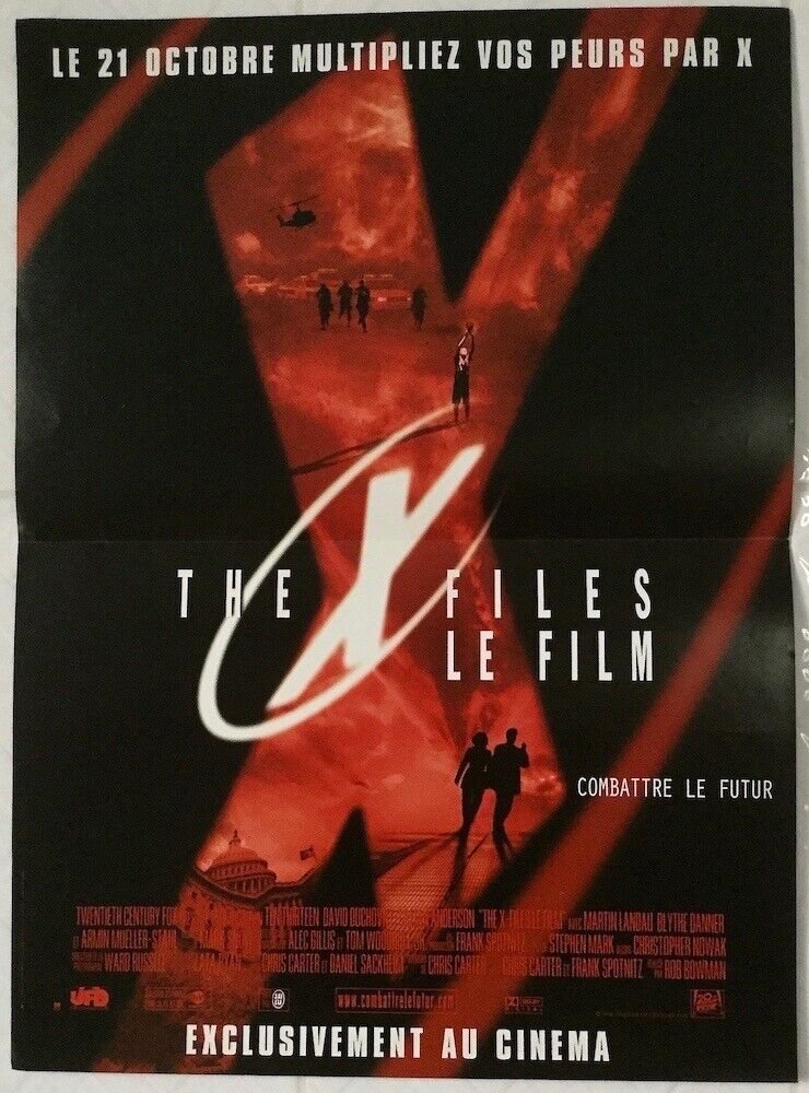 THE X FILES : FIGHT THE FUTURE (1998) DAVID DUCHOVNY / GILLIAN ANDERSON ...