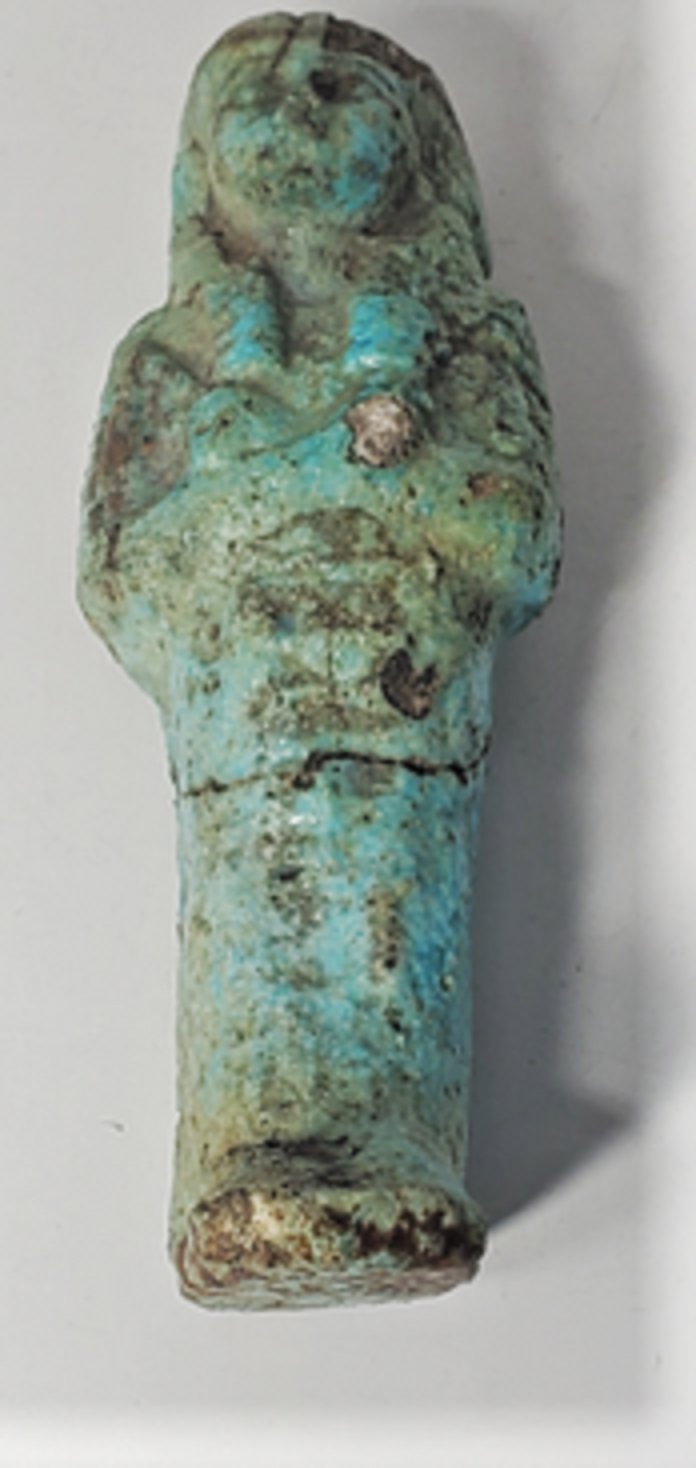 Ancient Egyptian Turquoise Glazed Faience Shabti Ushabti Shawabti Lot 5"