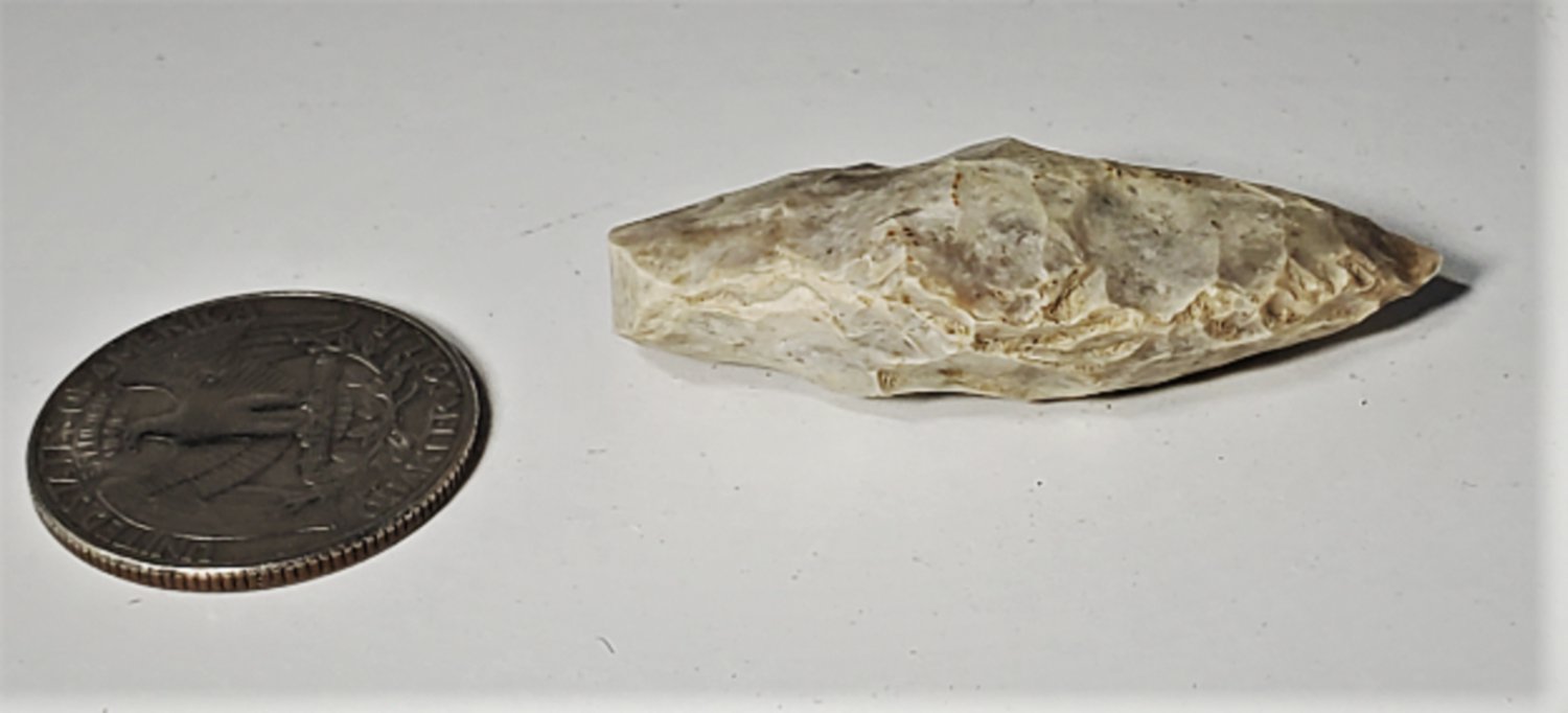 Ancient Archaic Basal Notched Chert Stone Arrowhead Lot