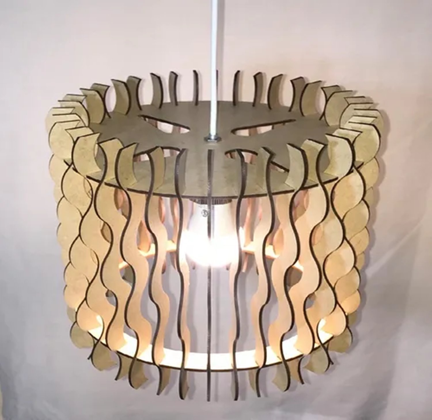 Wavy and innovative design to decorate and enlight any interior room ...