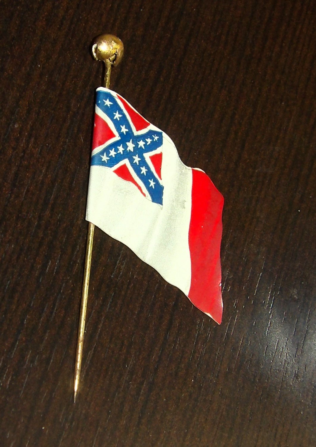 Civil War Louisiana Confederate State Flag Pin 1892 Veterans Reunion ...
