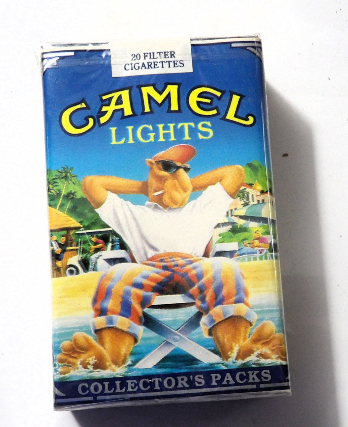 Camel Lights Collector’s Soft Pack Beach Joe Cigarettes