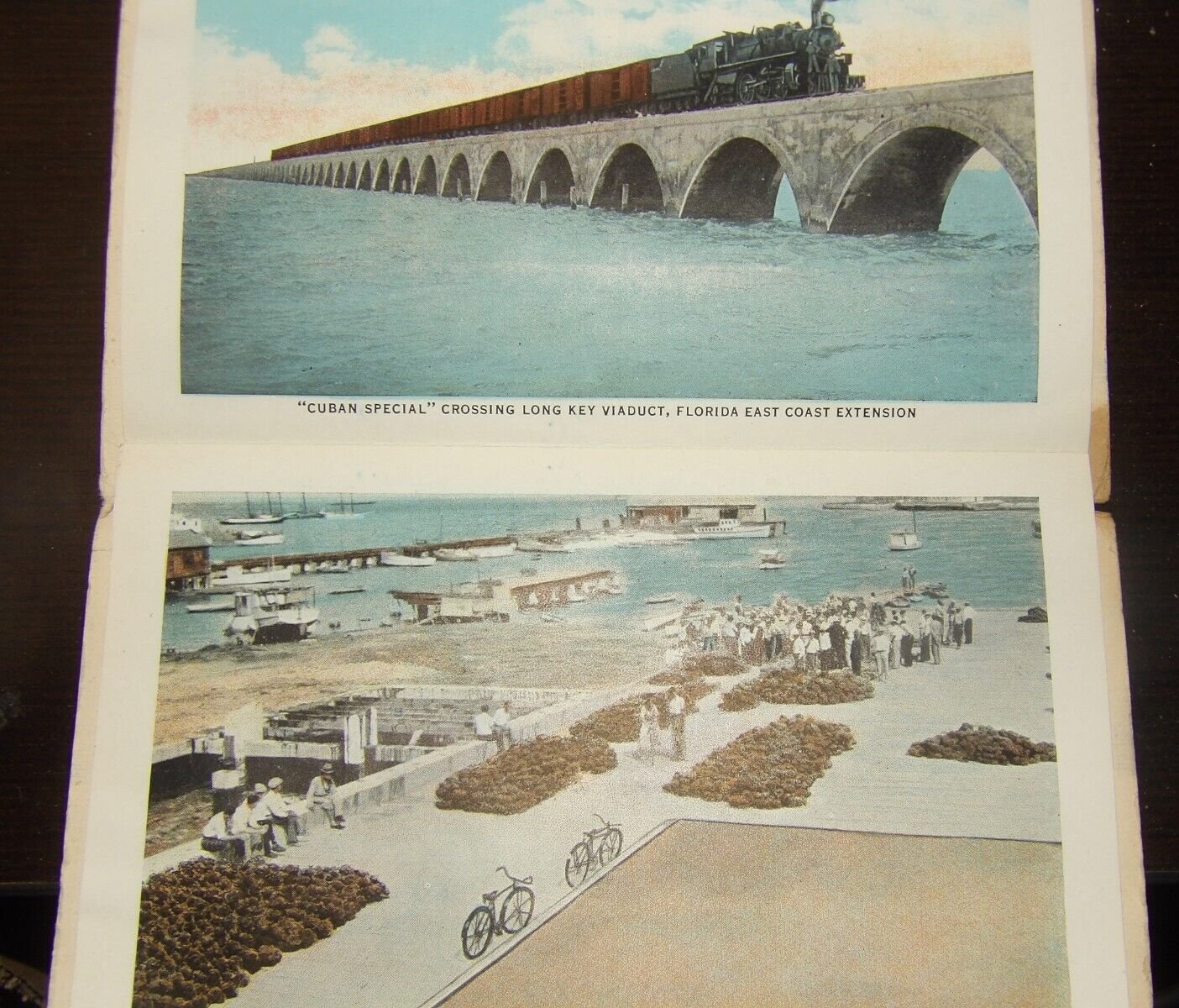 Florida East Coast Rail Oversea Railroad Highway Key West 1930 Folder ...