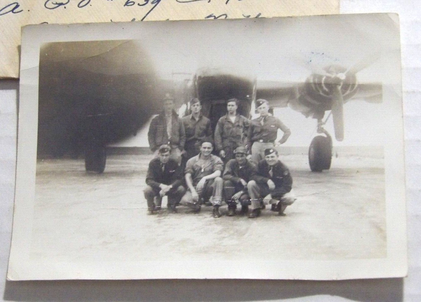 788th Bombardment Squadron 1944 B-24 Liberator Crew Photograph WW2 ...