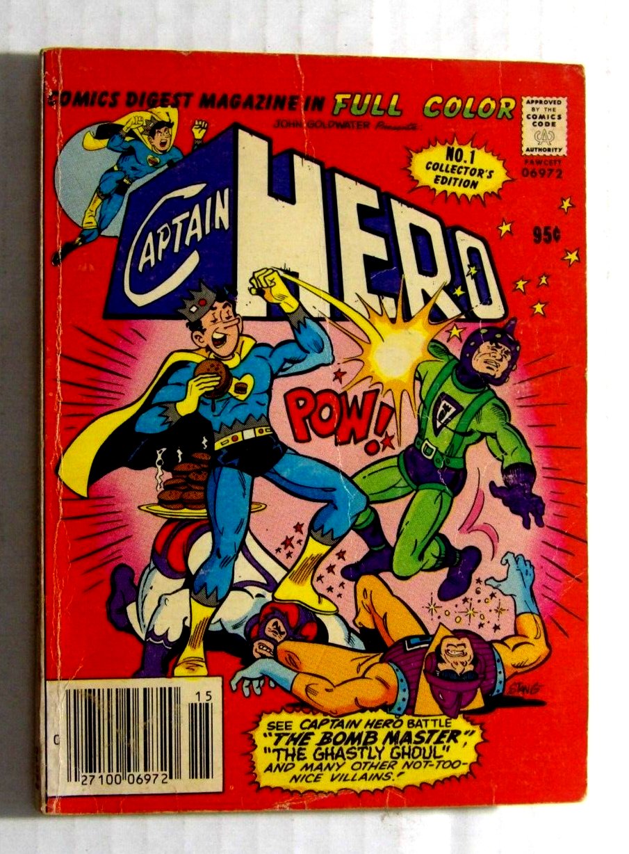 Captain Hero Comics Digest Magazine 1 Archie Comics Jughead