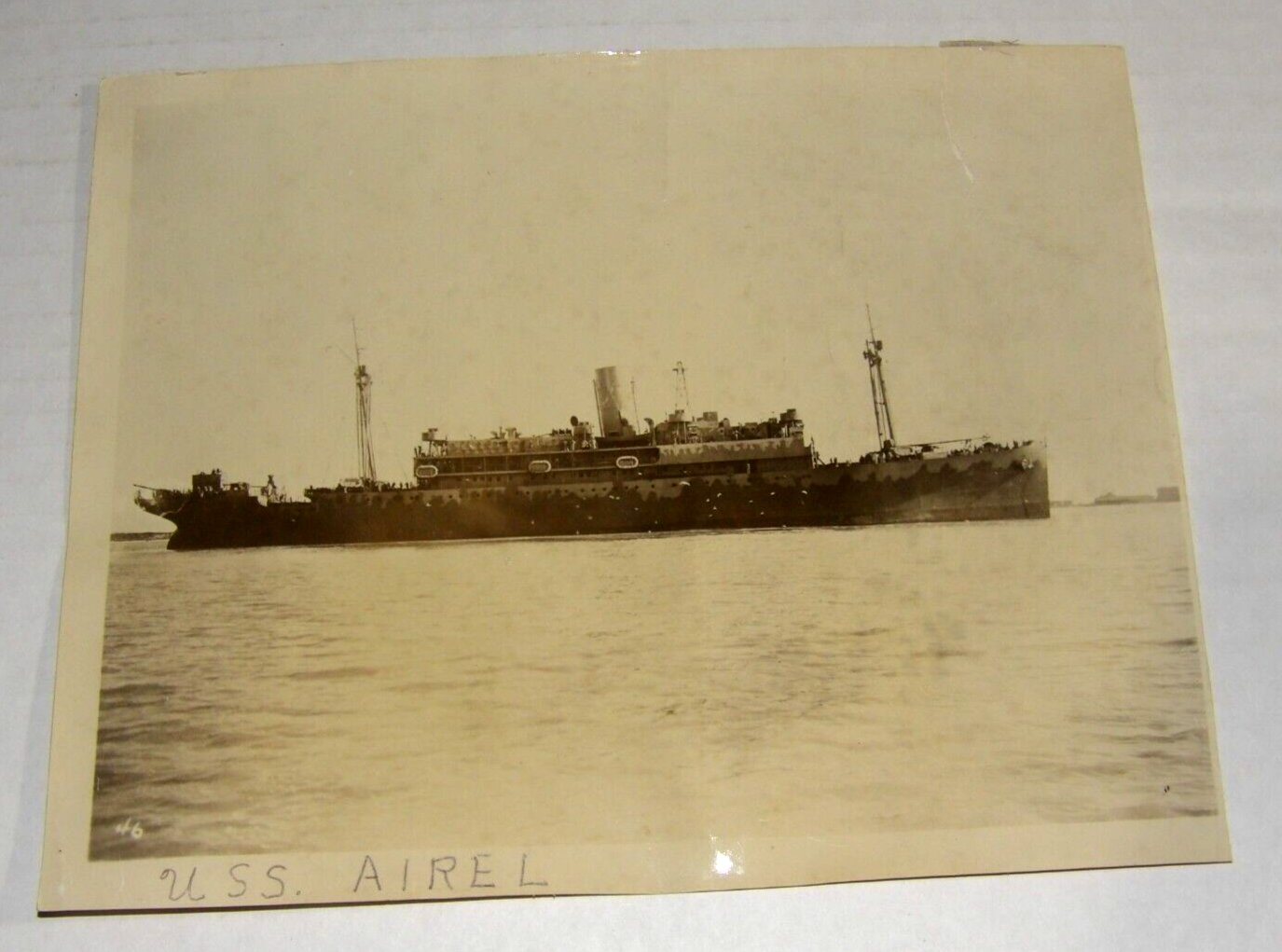 USS Ariel AF-22 Navy Mizar-Cass Stores Ship World War II Photo United ...