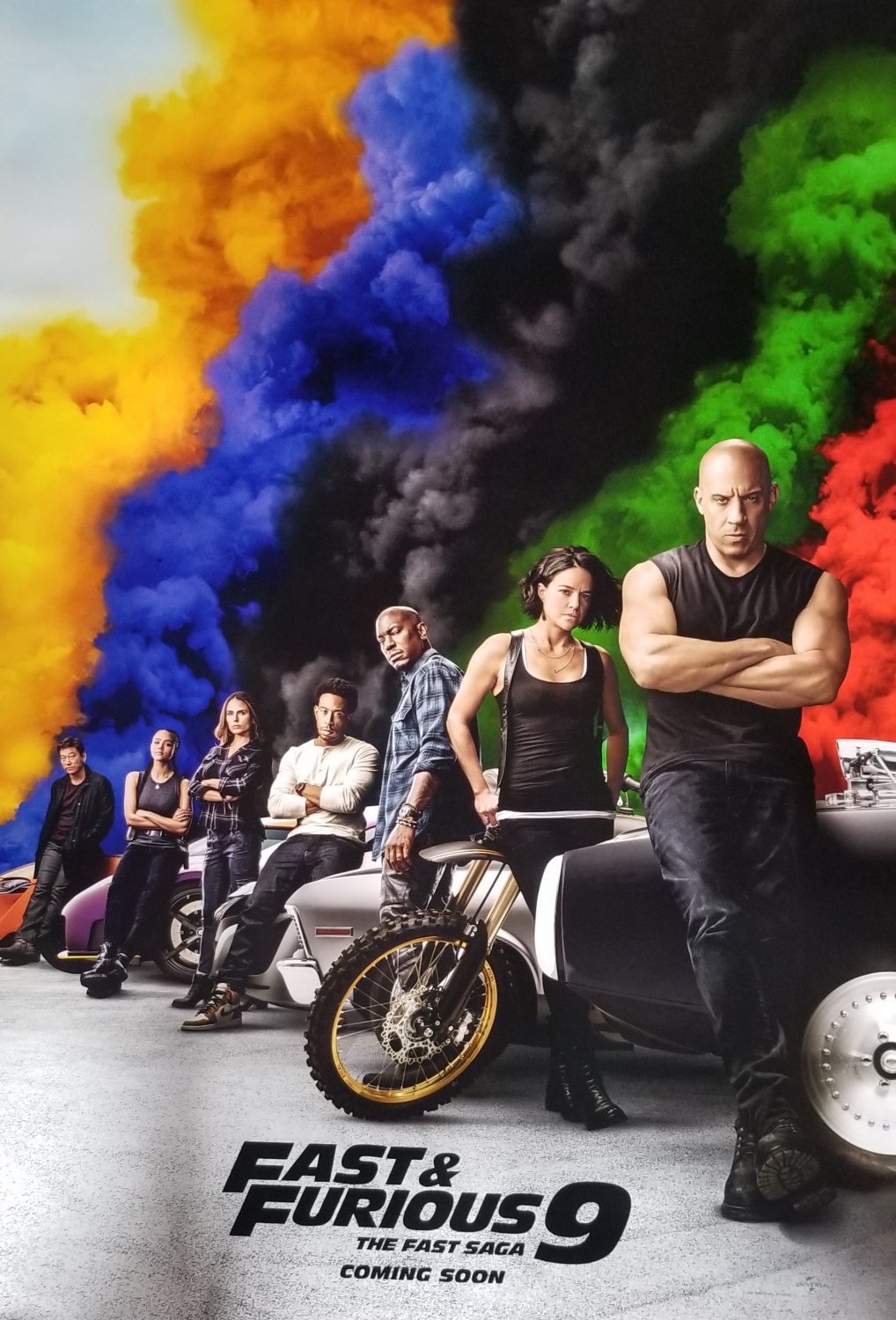 Fast and Furious Fast 9 Advance Double Sided Original Movie Poster 27×40