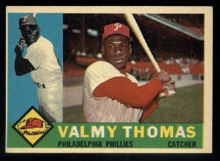 1960 Topps #167 Valmy Thomas Philadelphia Thomas