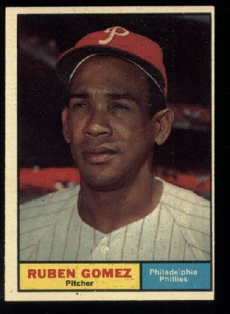1961 Topps #377 Ruben Gomez Philadelphia Phillies