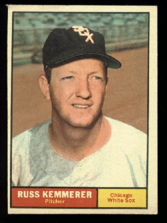 1961 Topps #56 Russ Kemmerer Chicago White Sox baseball card