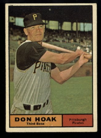 1961 Topps #230 Don Hoak Pittsburgh Pirates baseball card