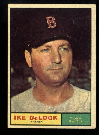 1961 Topps #268 Ike DeLock Boston Red Sox baseball card