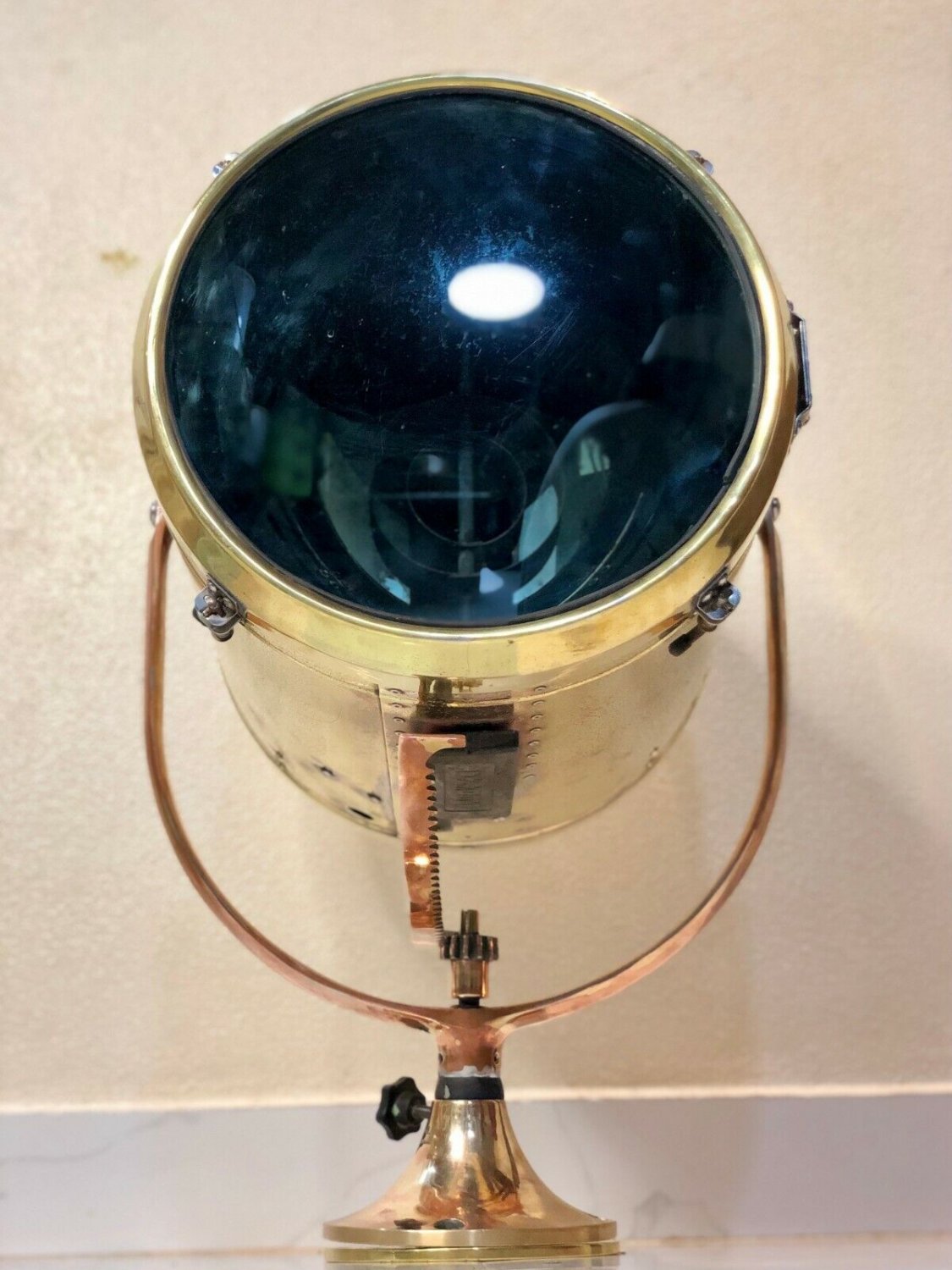 Maritime Original Authentic Brass Polished Salvage Ship Signal Spot ...
