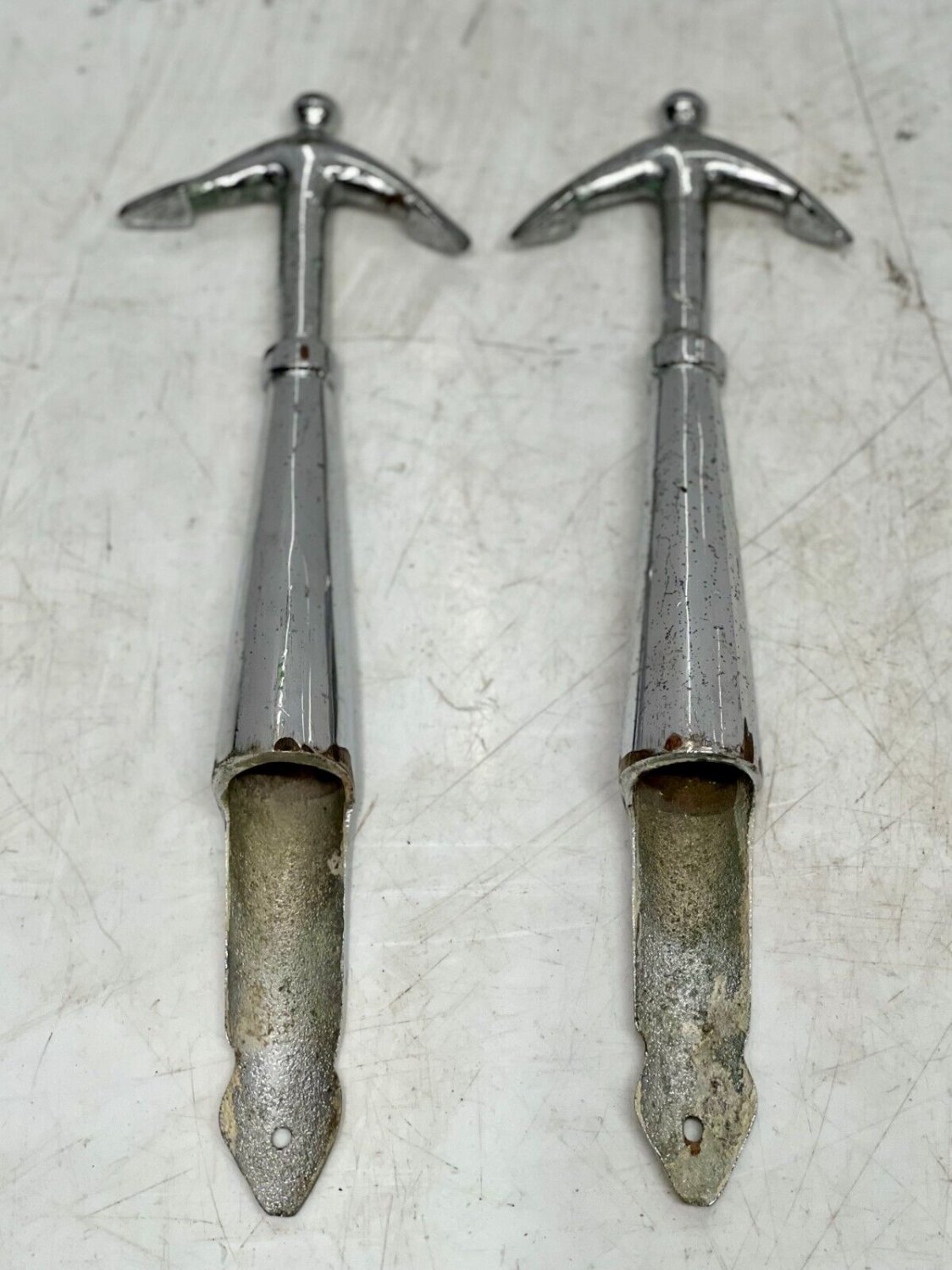 Long Anchor Shape Vintage Maritime Style Antique Nautical Rope Holder ...