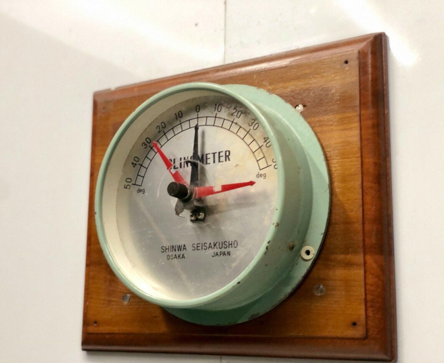Nautical Antiques Shinwa Seisakusho Original Ship Clinometer Made in ...