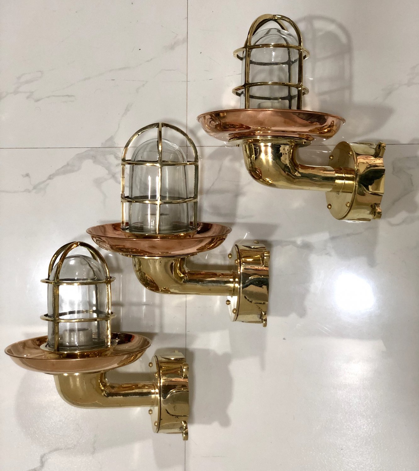 Nautical Bulkhead New Brass Passageway Ship Bulkhead Light & Shade ...