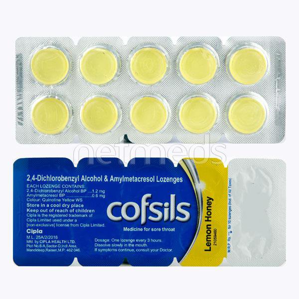 Cofsils Lozenges for cough and cold 60 tabets