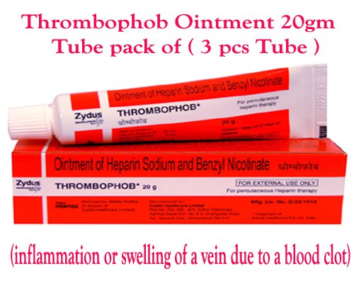 2X Thrombophob Ointment For (inflammation or swelling of a vein due to ...