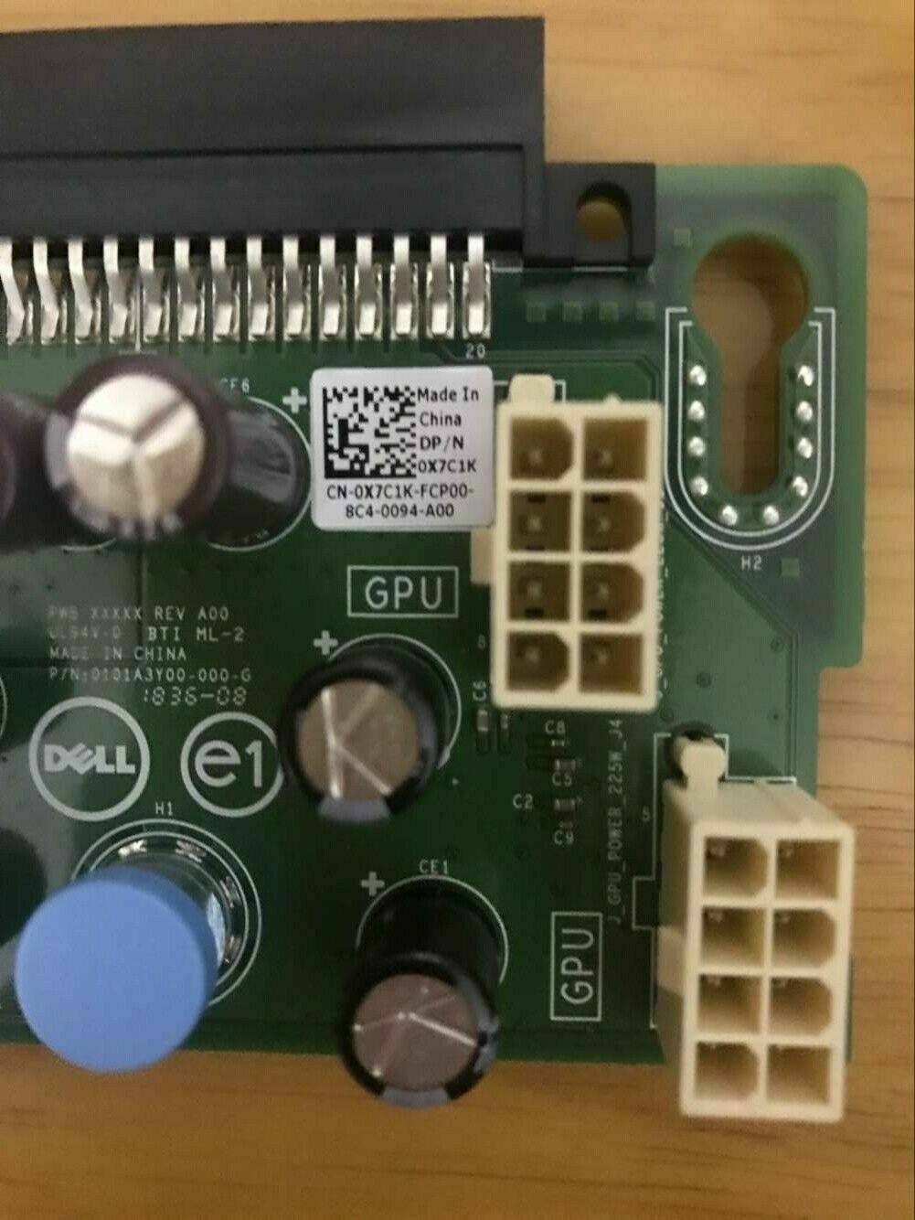 Poweredge T630 GPU Power Supply Module Expansion Board X7C1K 0X7C1K (DELL)