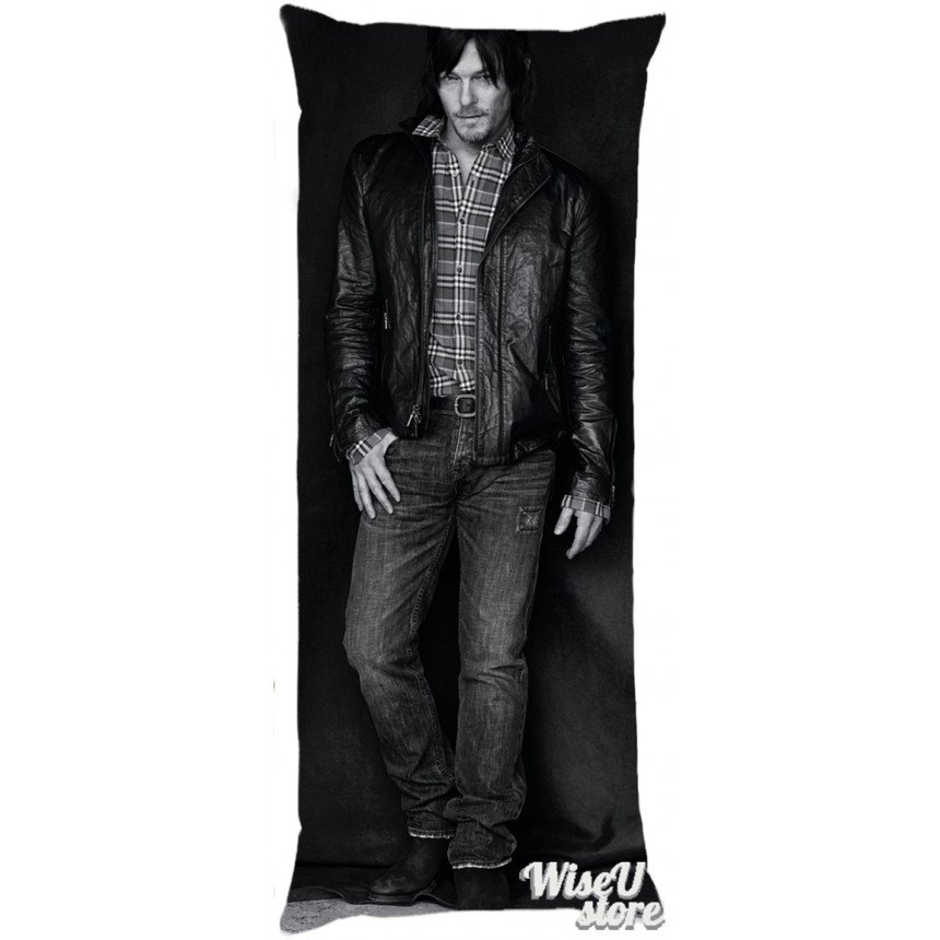 NORMAN REEDUS Daryl Dixon Dakimakura Body Pillow case The Walking Dead ...