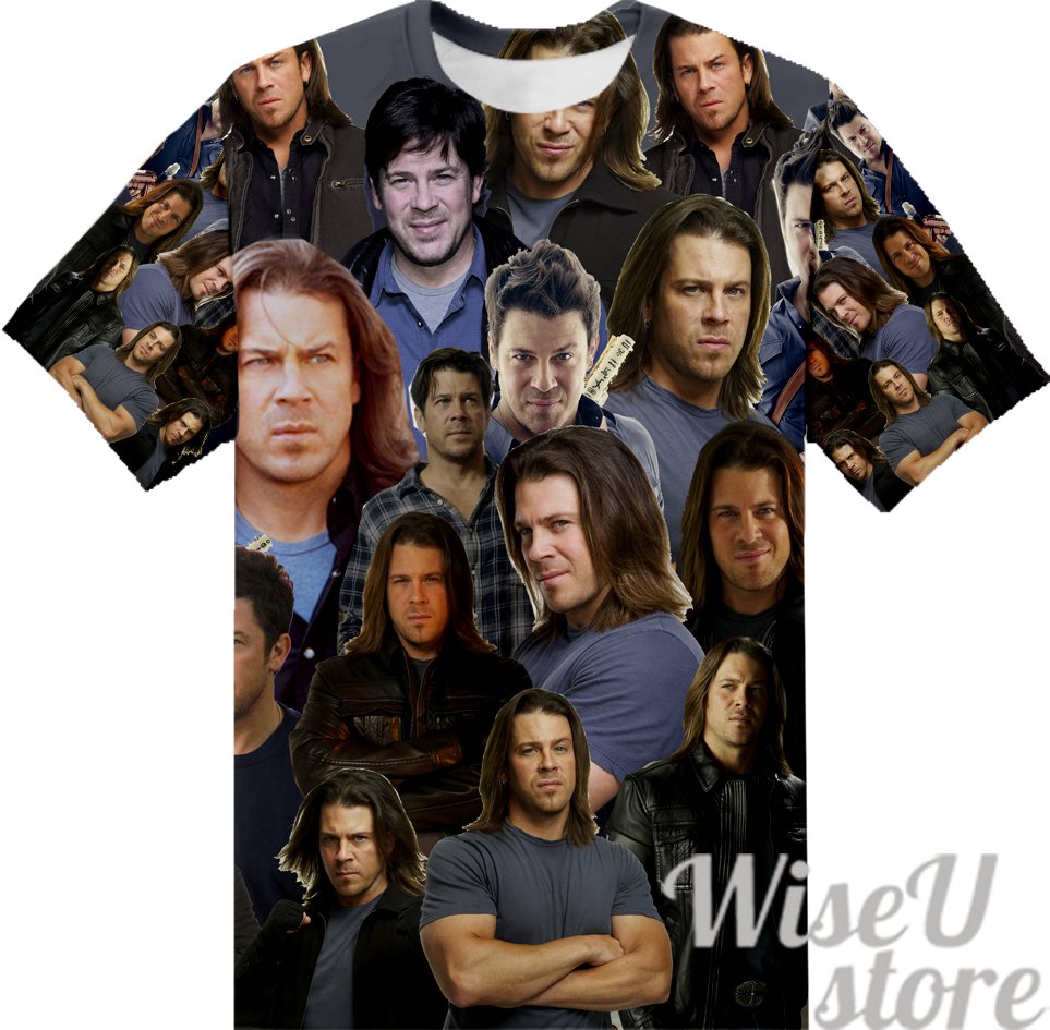 CHRISTIAN KANE T-SHIRT Photo Collage shirt
