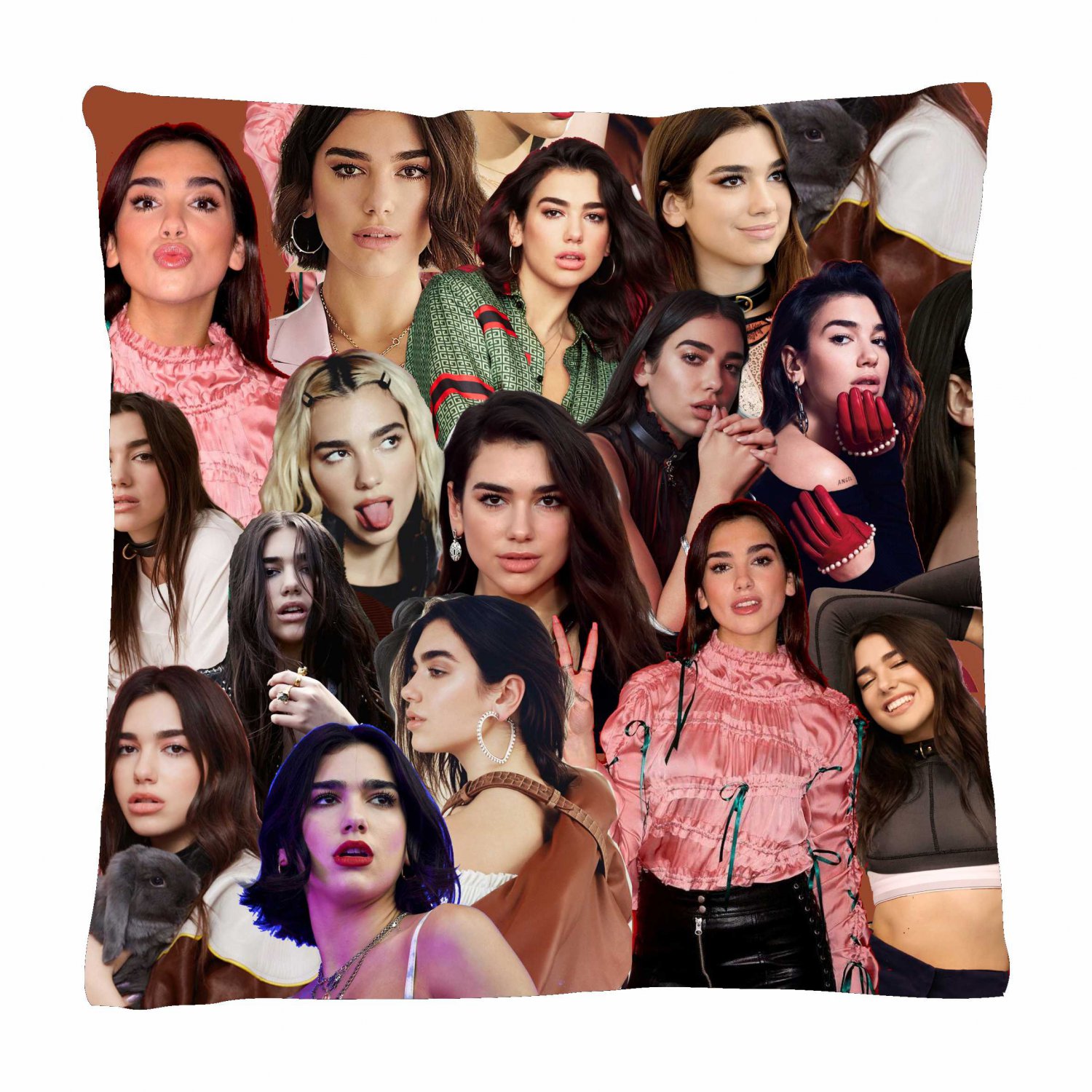 Dua Lipa Photo Collage Pillowcase 3D