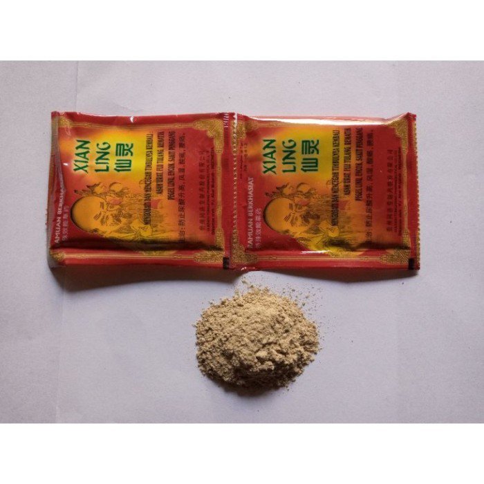 5 BOXES XIAN LING Powder original for Sciatica, Gout ORIGINAL 100% FREE ...