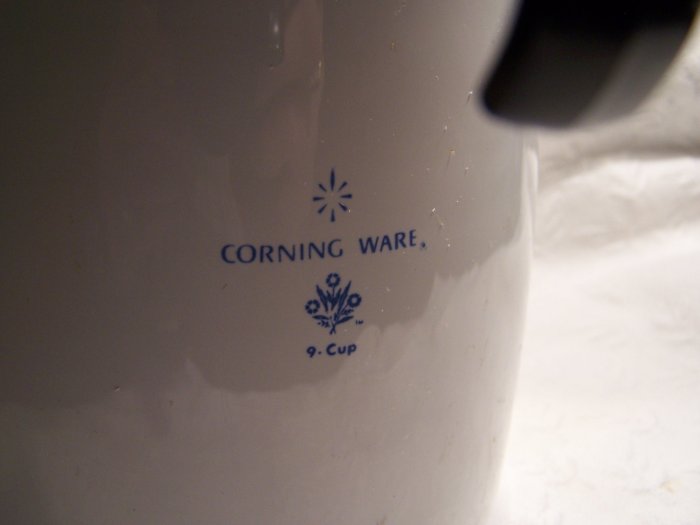 Corning Ware 9 Cup Cornflower Blue Percolator, Stovetop Coffee Pot ...