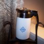 Corning Ware Cornflower Blue Electric Percolator 10 Cup Coffee Pot with ...