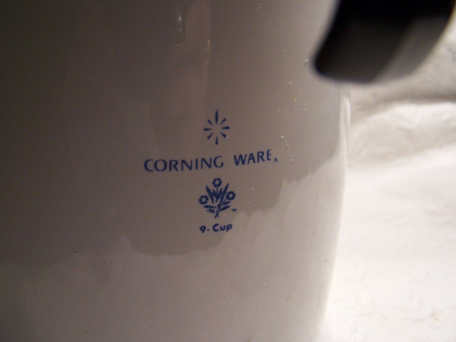 Corning Ware 10 Cup Percolator Cornflower Blue Stovetop Coffee Pot ...