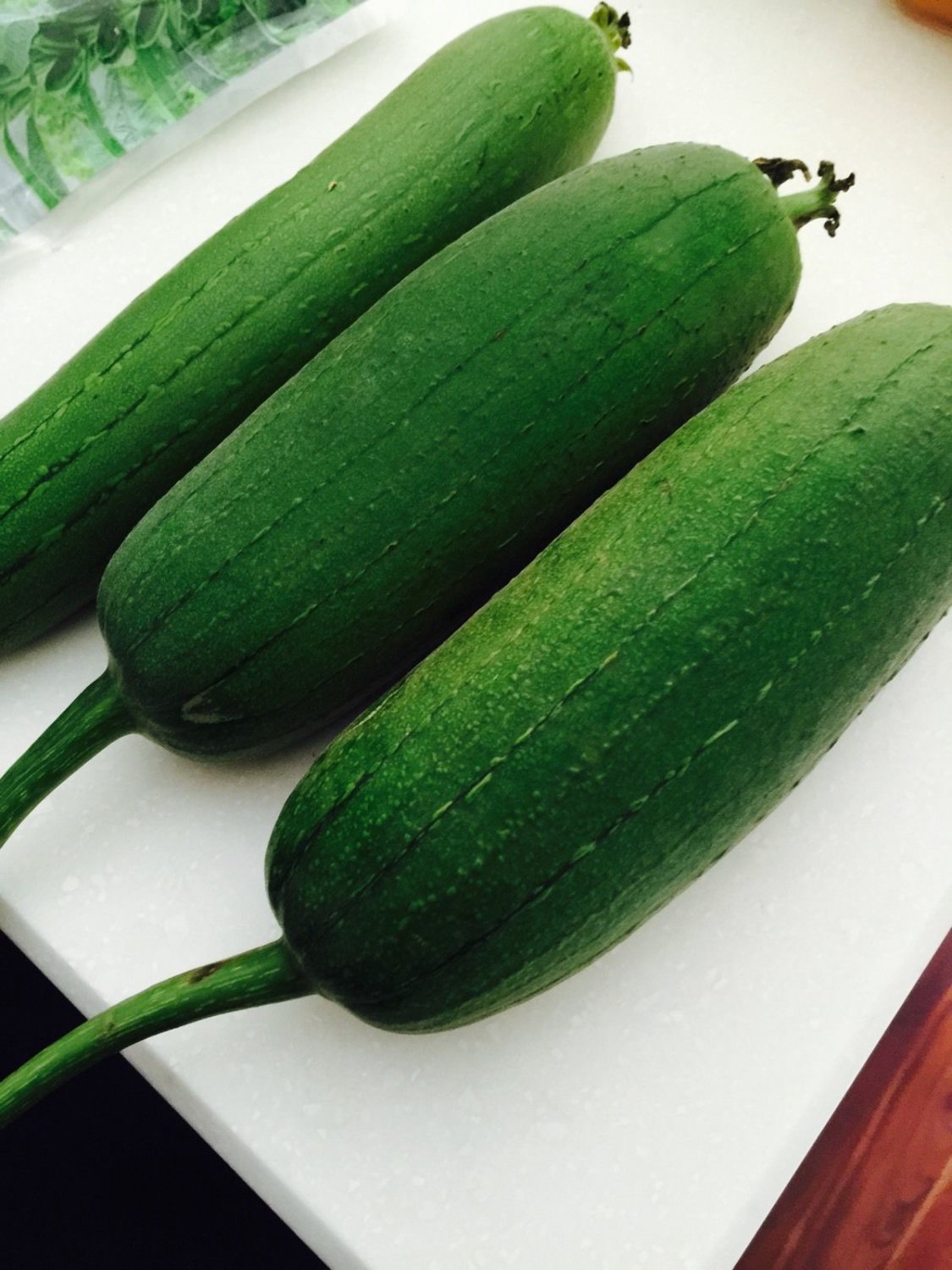 15 Luffa Seeds Also Know As Loofah, Silk Squash, See Gwa, Chinese Okra