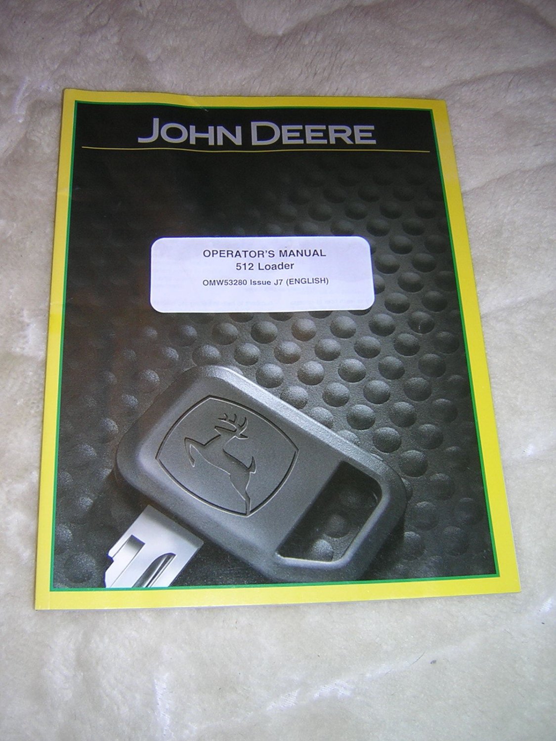 John Deere 512 Loader Operator’s Manual, OMW53280 Issue J7 (ENGLISH)