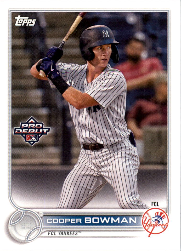 2022 Topps Pro Debut PD52 Cooper Bowman
