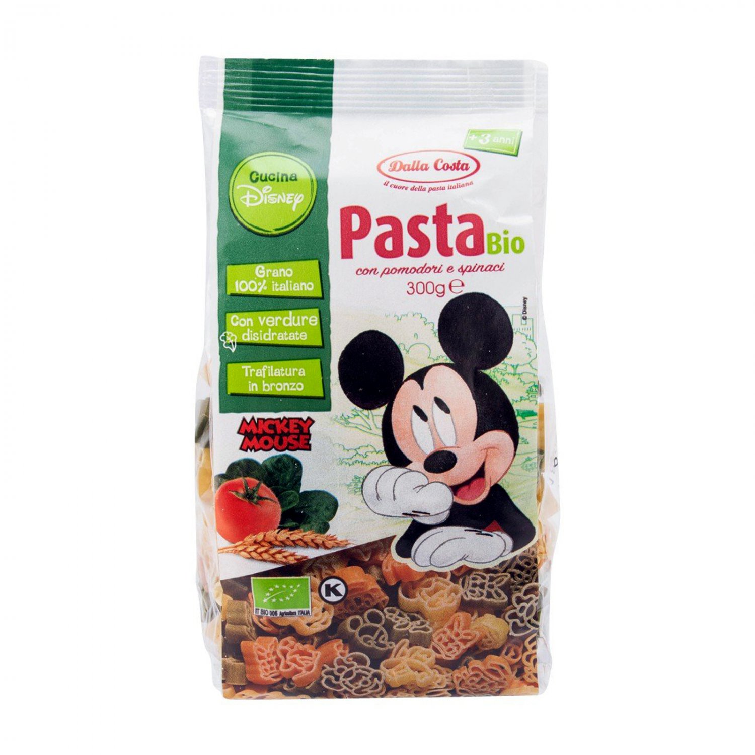 Dalla Costa Disney MICKEY MOUSE & Friends Organic Pasta 300g noodle food