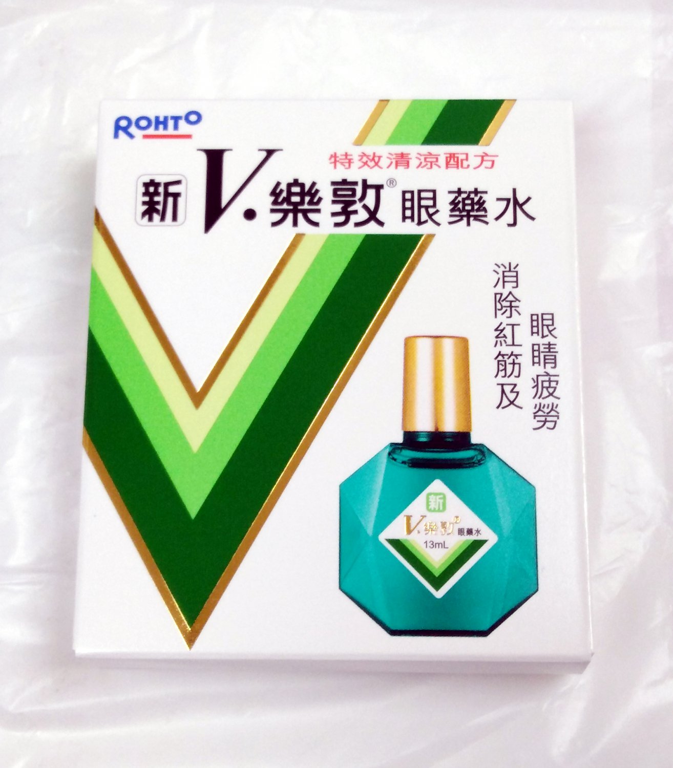 V. Rohto Plus Eye Drops – Refreshing & Soothing Formula, 13ml