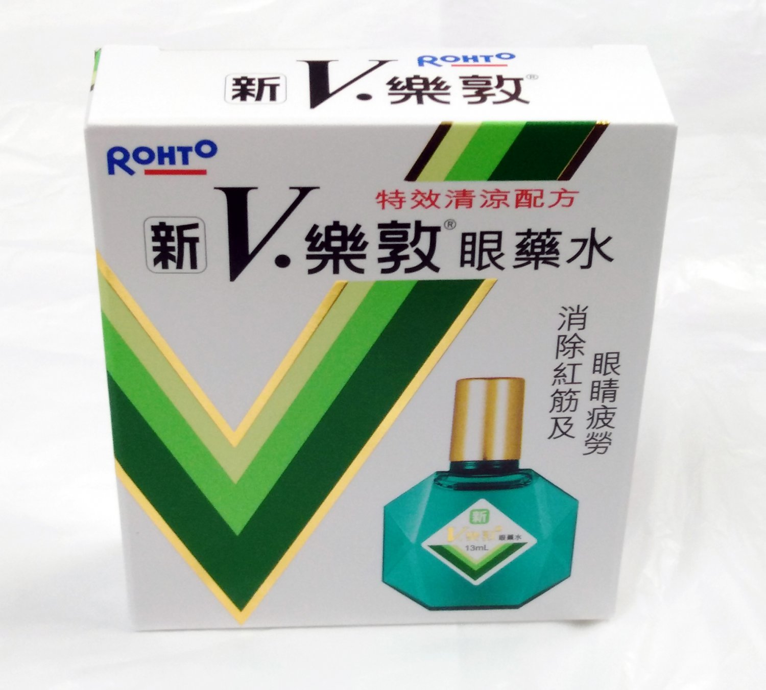 V. Rohto Plus Eye Drops – Refreshing & Soothing Formula, 13ml
