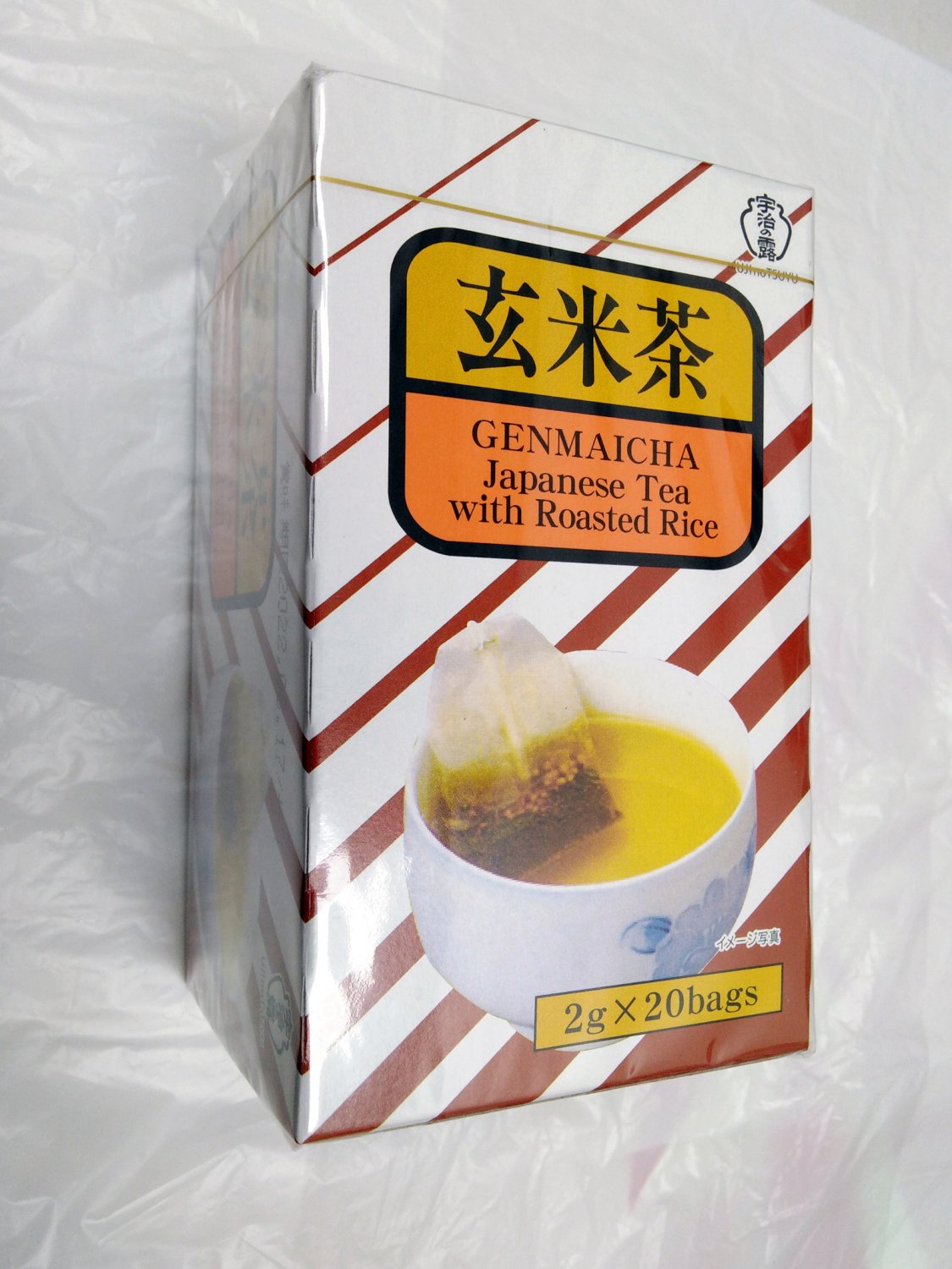 Japan Genmaicha Green Tea - Roasted Rice Tea Bags, 2g x 20 KM11