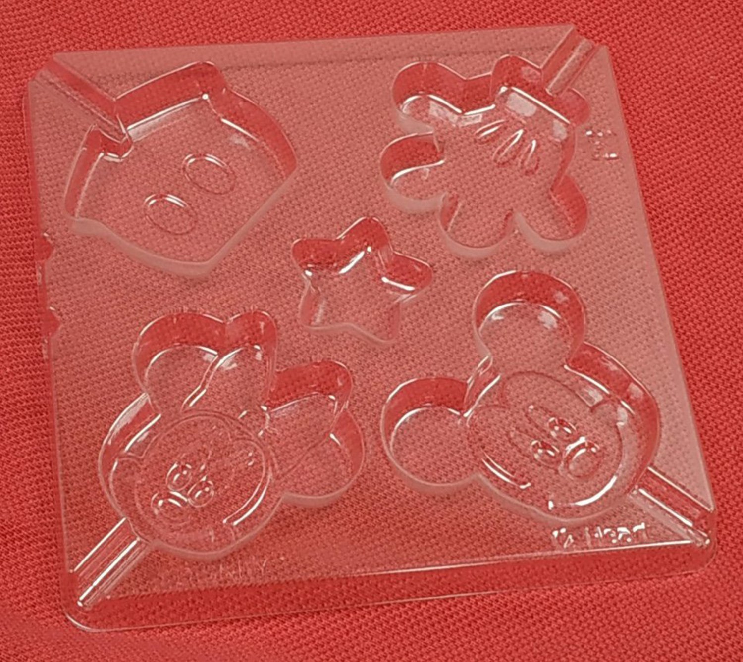 Japan Disney Mickey & Minnie Mouse Chocolate Mold Mould with Gift Bags ...