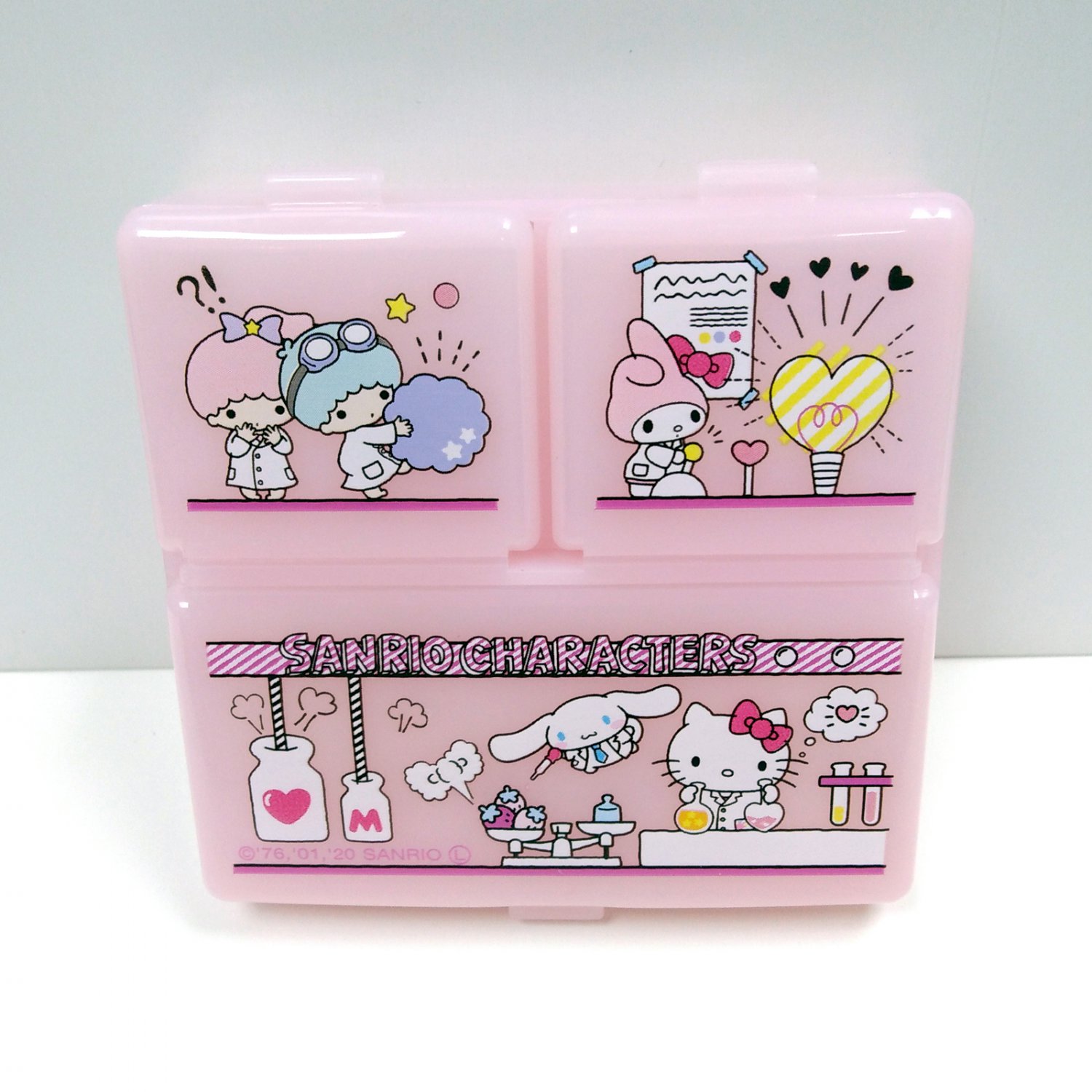 Sanrio Hello Kitty & Friends Pill Box Dispenser 3 slots Medicine ...