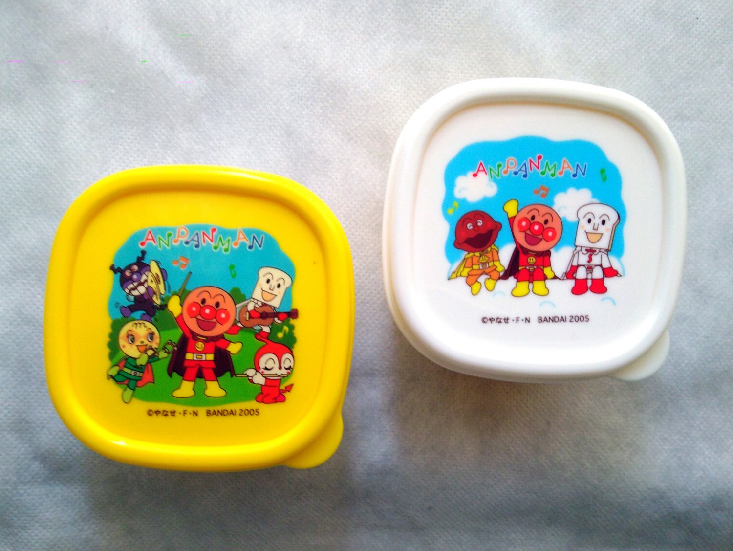 Bandai Anpanman Mini Seal Square Bento Box – Set of 2 for Kids & Back ...