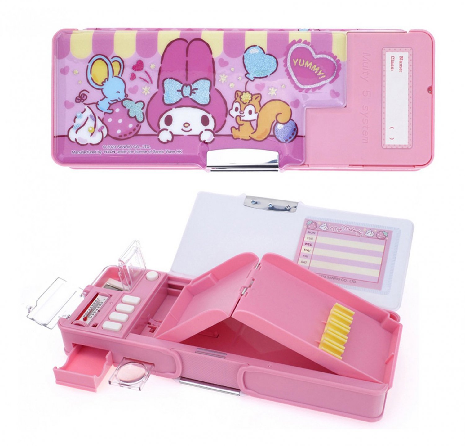 Sanrio My Melody Magic Pencil Case Multi-function Box Set Back to ...