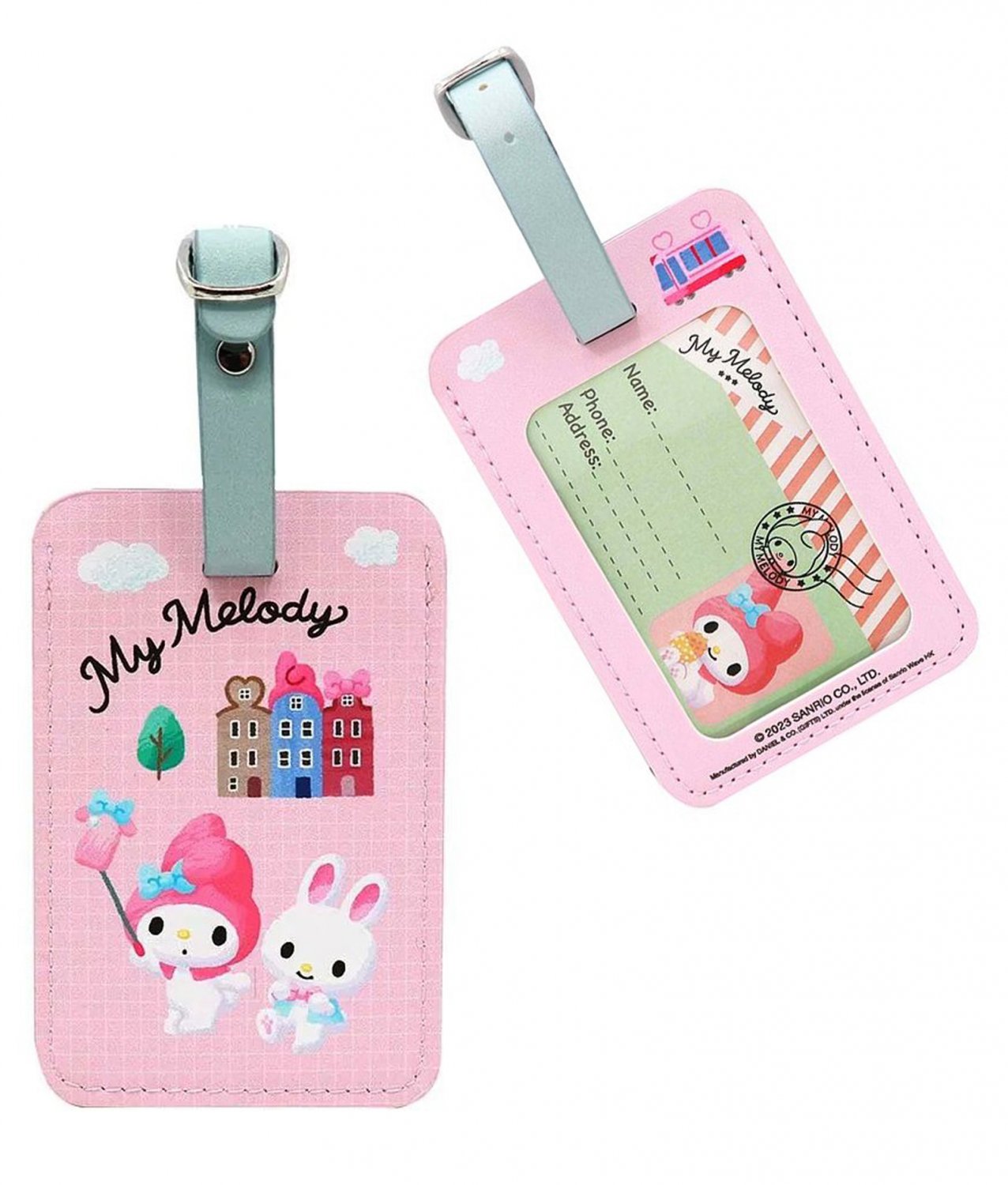 Sanrio My Melody Luggage Tag – Bag Tag for School, Girls & Women KD3