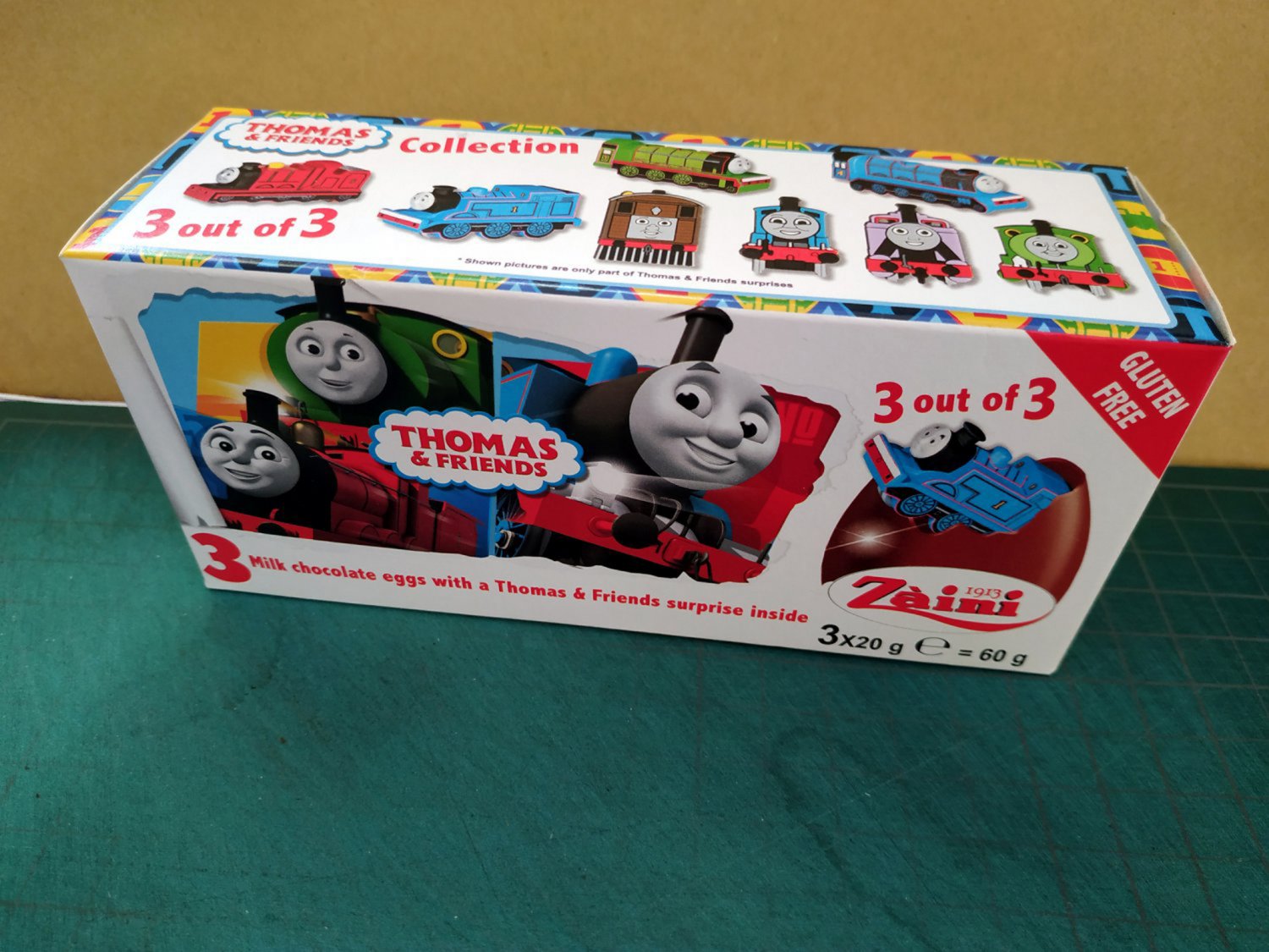 Zaini Thomas & Friends Chocolate Surprise Eggs 3 Pack with Mini Toy ...
